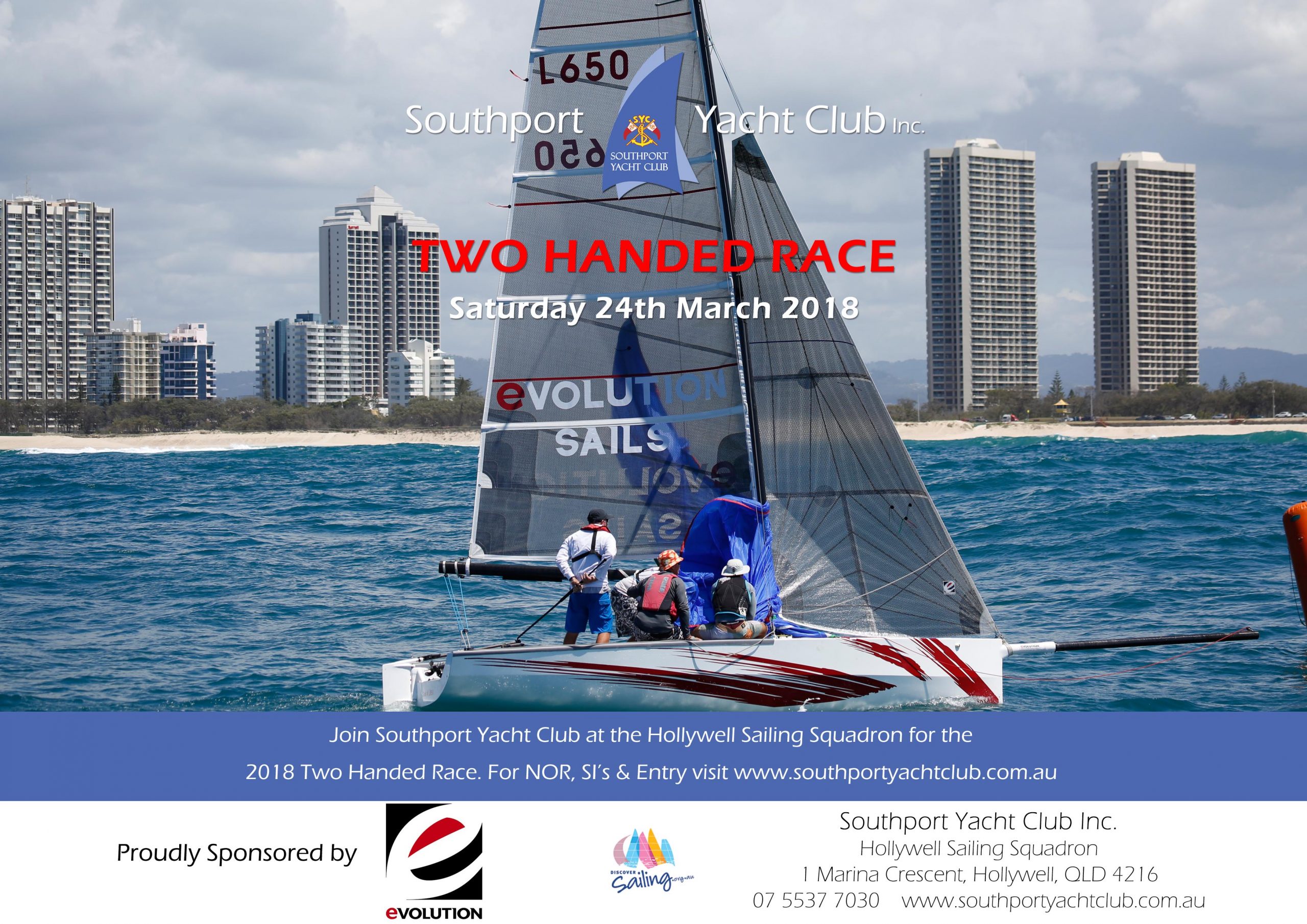 Two Handed Race 2018 - LANDSCAPE - Southport Yacht Club